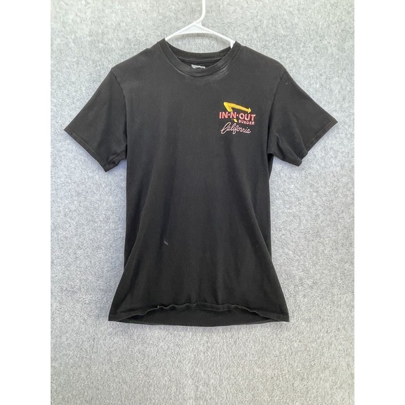 in n out | Shirts | In N Out Burger Adults T Shirt Short Sleeve Black ...